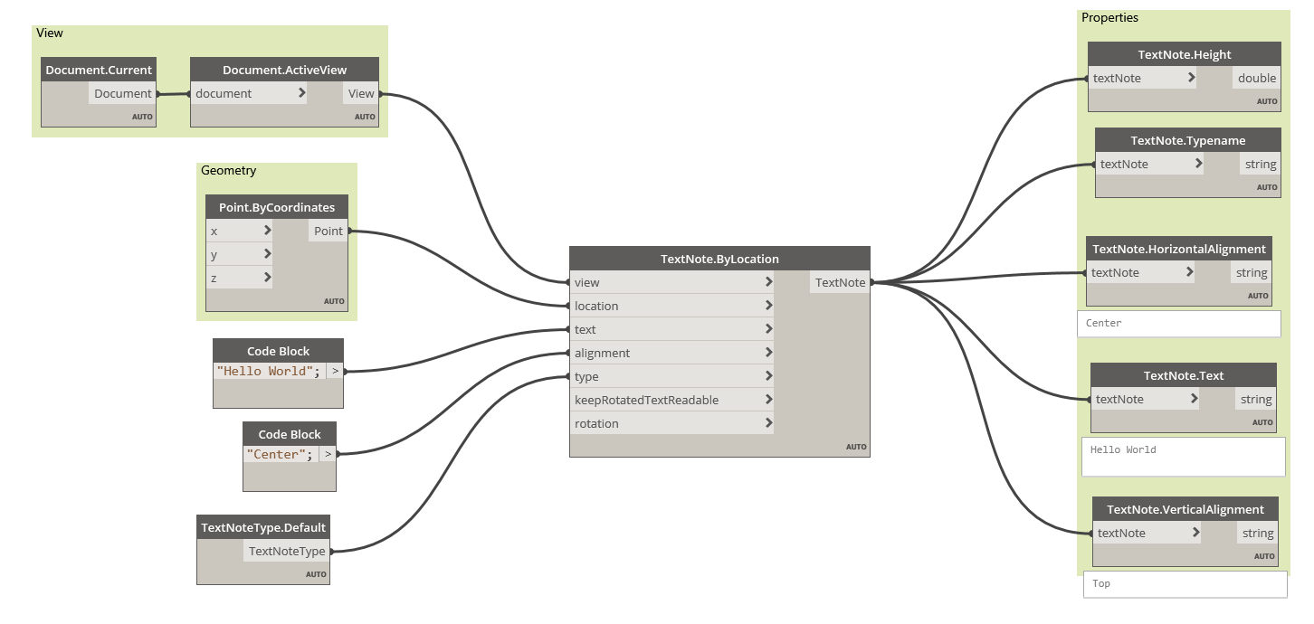 Dynamo For Revit: TextNote 注释文字_dynamo提取cad文字内容-CSDN博客