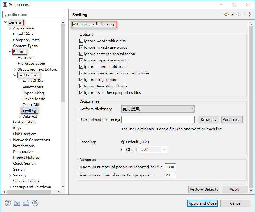eclipse出现拼写错误的提示，强迫症真的受不了_the word 'localhost' is not correctly spelled-CSDN博客