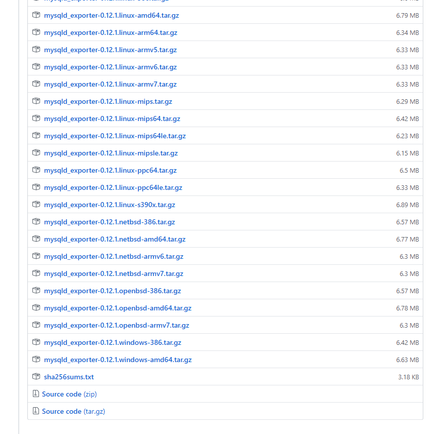 node_exporter、mysql_exporter、wmi-exporter（Windows版本）的下载地址_wmi-exporter ...