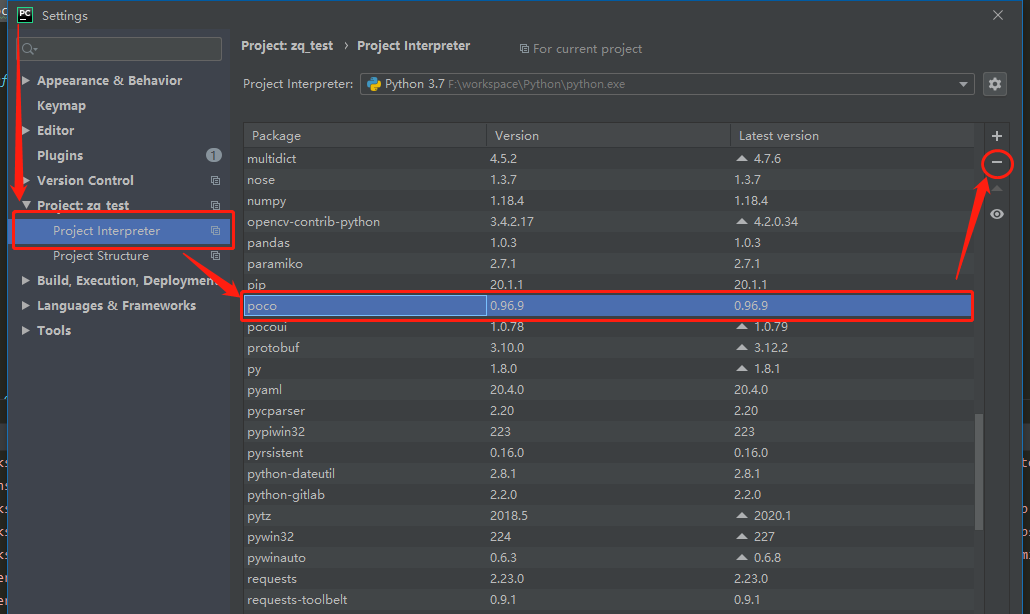 python+airtest踩坑笔记：引入poco，报错找不到poco.drivers_no module named 'poco ...