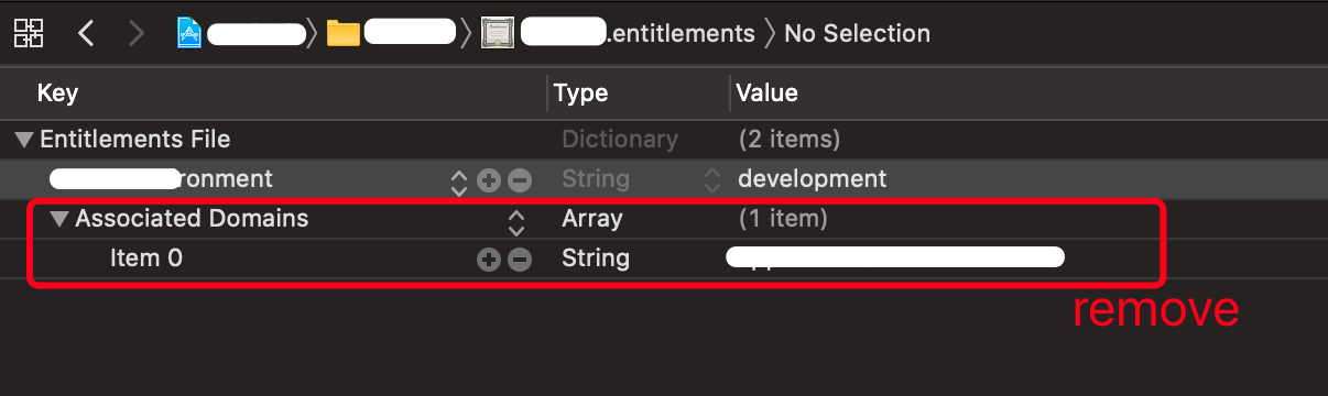 Xcode证书错误 Provisioning profile does not support the Associated Domains capability_provisioning ...