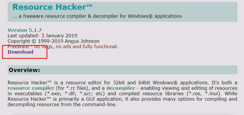 Resource Hacker软件更换应用图标_resoure hacker 官网-CSDN博客