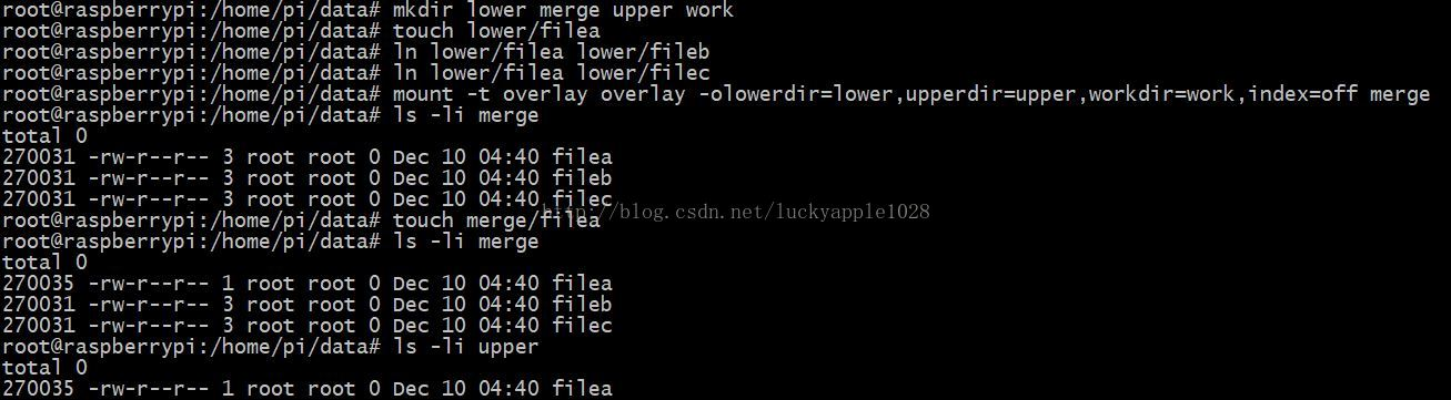 转载两篇，深入理解overlayfs（二）：使用与原理分析_framework恢复出厂设置overlayfs机制-CSDN博客
