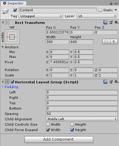 Unity3D制作横向滚动动态自适应列表_unity 自动滚动公告板-CSDN博客