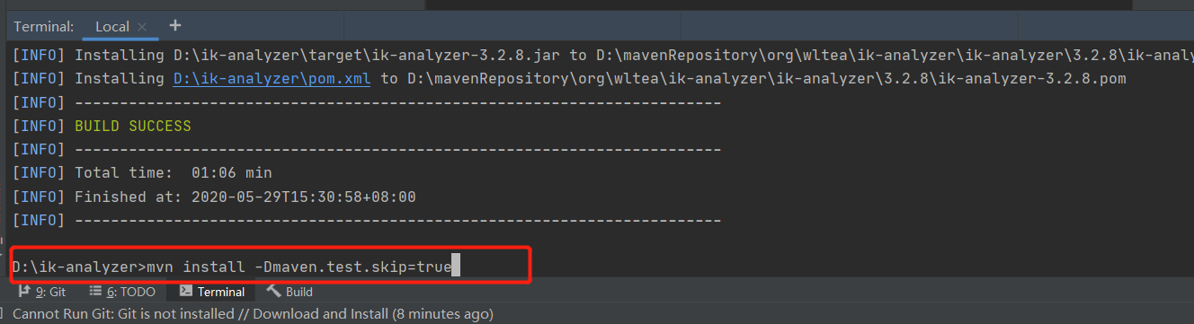 Cannot resolve org.wltea.ik-analyzer:ik-analyzer:4.13.5-CSDN博客