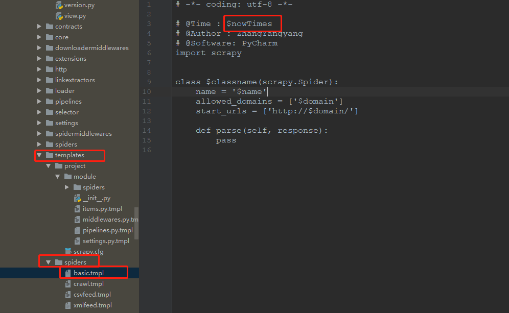 scrapy修改源码生成Pipelines、spider文件添加作者时间注释_scrapy怎么插入一个时间-CSDN博客