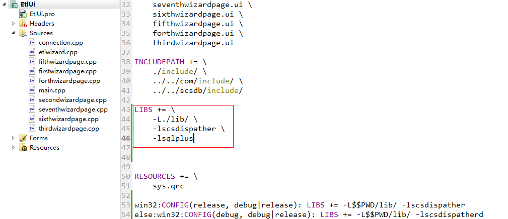 Qt Pro文件 Libs用法详解libs Lvideosdk Lhlog Lhpr Lhpsclient Lhtra 
