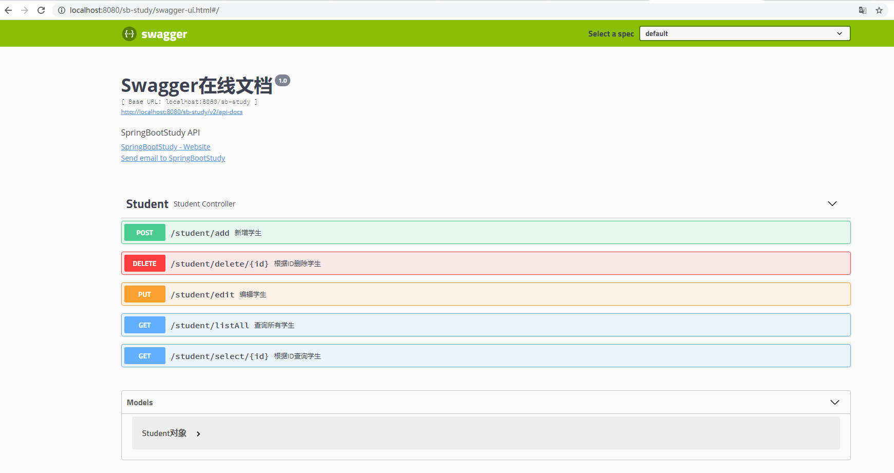SpringBoot整合SwaggerUI实现在线API调试文档_swagger-ui api documentation-CSDN博客
