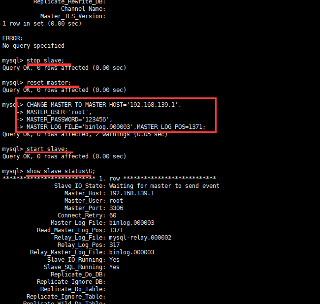Mysql主从复制配置方式 及 从机连不上主机 Slave_IO_Running: Connecting 状态值一直是Connecting 解决方案_slaveiorunning为 ...