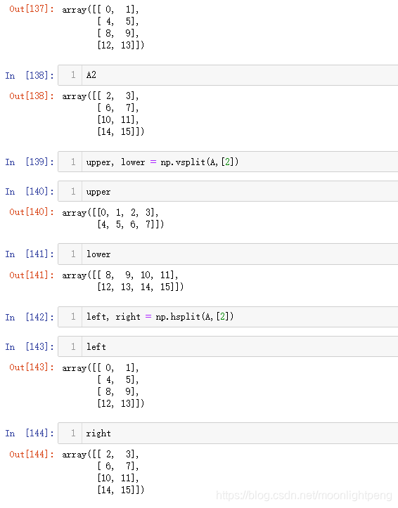 Python3入门机器学习经典算法与应用 第3章 Numpy数组的合并与分割第三章 Numpypython3 Csdn博客 1381
