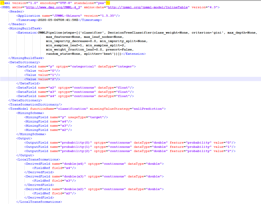 如何将模型转换为pmml文件，Python生成PMML模型文件_木给哇啦丶的博客-CSDN博客