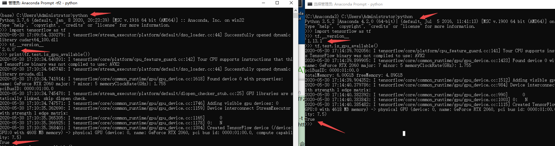 win10同时安装tensorflow-gpu1.x与tf-gpu2.0_同时安装tensorflowgpu2 和gpu1-CSDN博客
