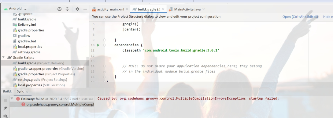 MultipleCompilationErrorsException: startup failed , Invalid variable name. Must start with a ...