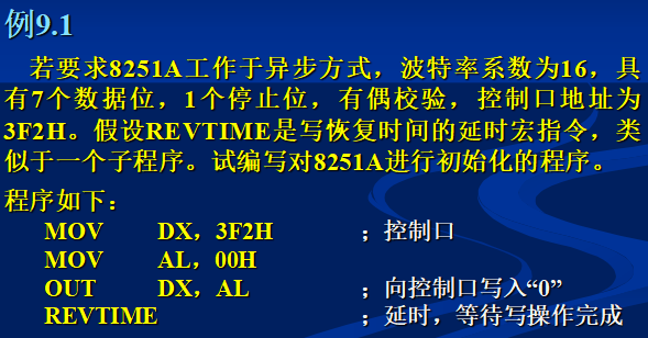 微机原理与接口技术（第6版）第9章习题10、11_设8251a的控制口地址为82h-CSDN博客