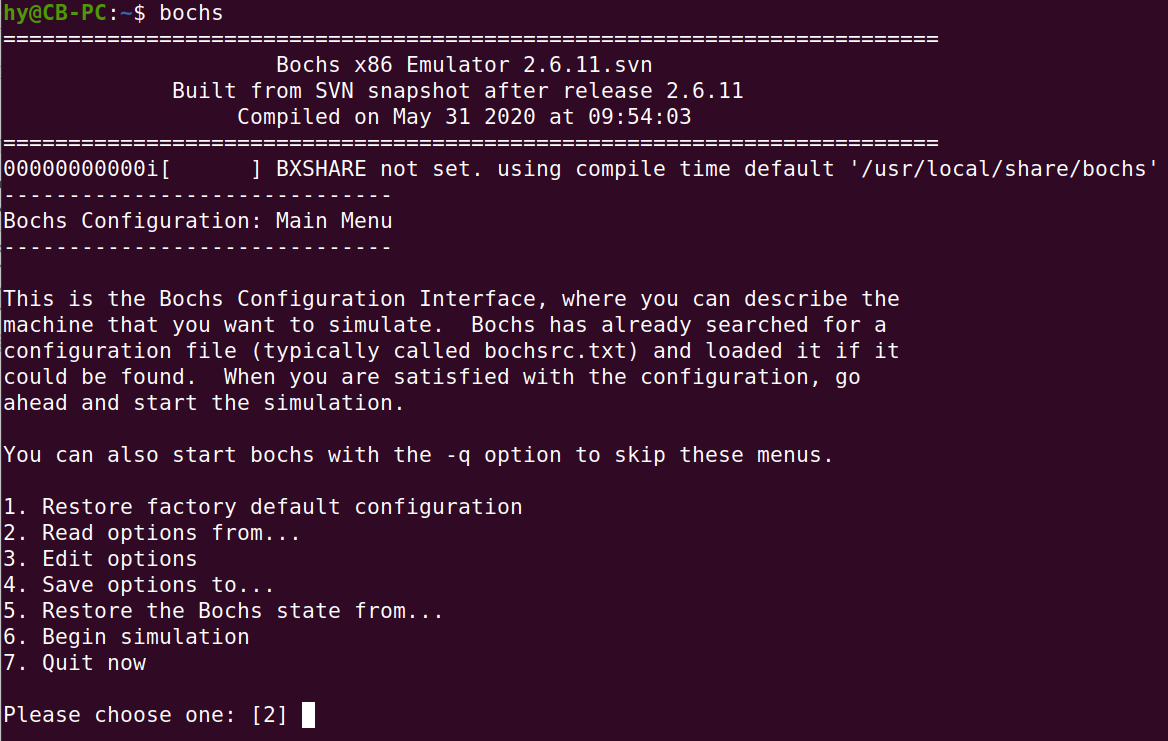 [操作系统原理与实现]Bochs与GDB_bochs gdb-CSDN博客