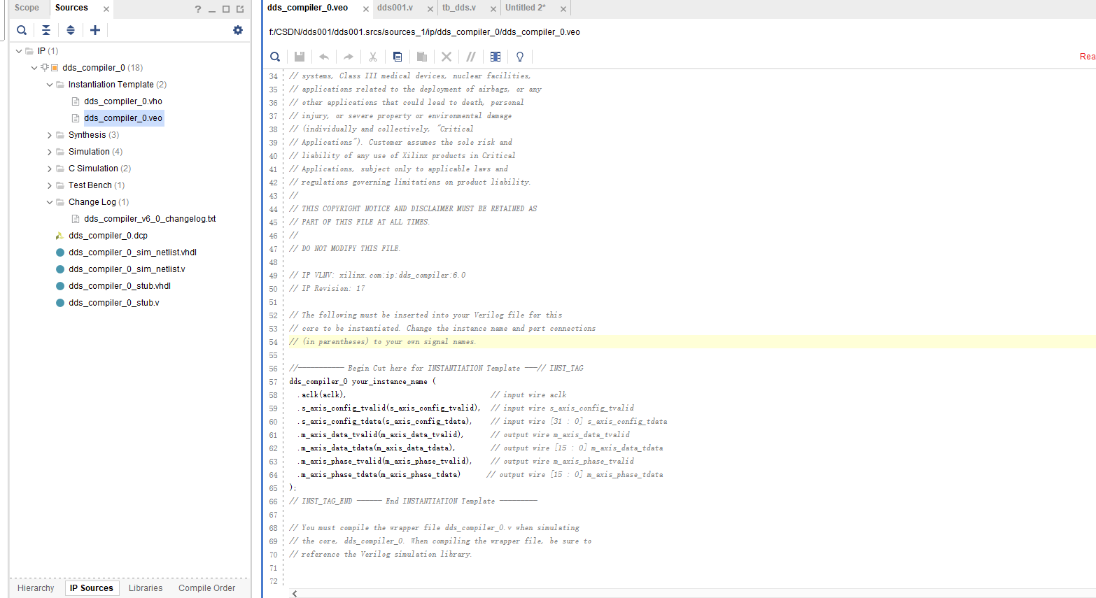 52--vivado DDS IP核的使用-CSDN博客