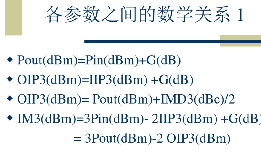 射频中的 IM3、IIP3、OIP3、G、P1dB指标之间的关系_iip3和oip3对应关系-CSDN博客
