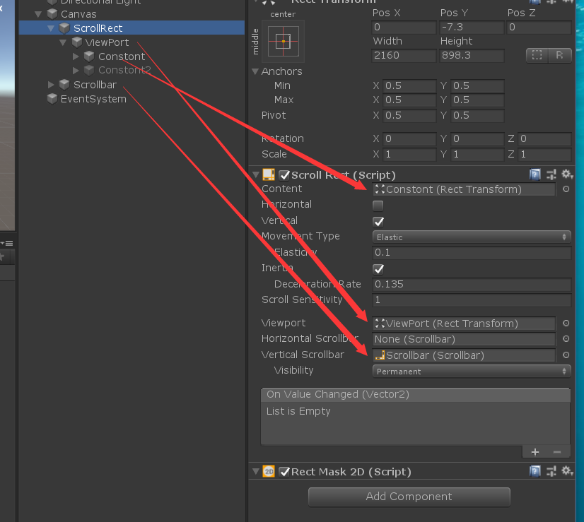 Unity：实现UI上下翻动效果_unity 向下滑动配置-CSDN博客