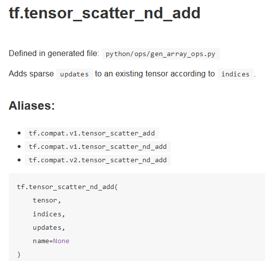 【tf算子学习】tensor_scatter_add_tensorflow的scatteradd算子-CSDN博客