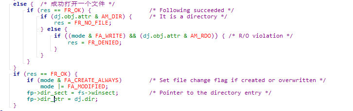 fatfs文件系统详解之f_open函数分析_fatfs 文件解析-CSDN博客