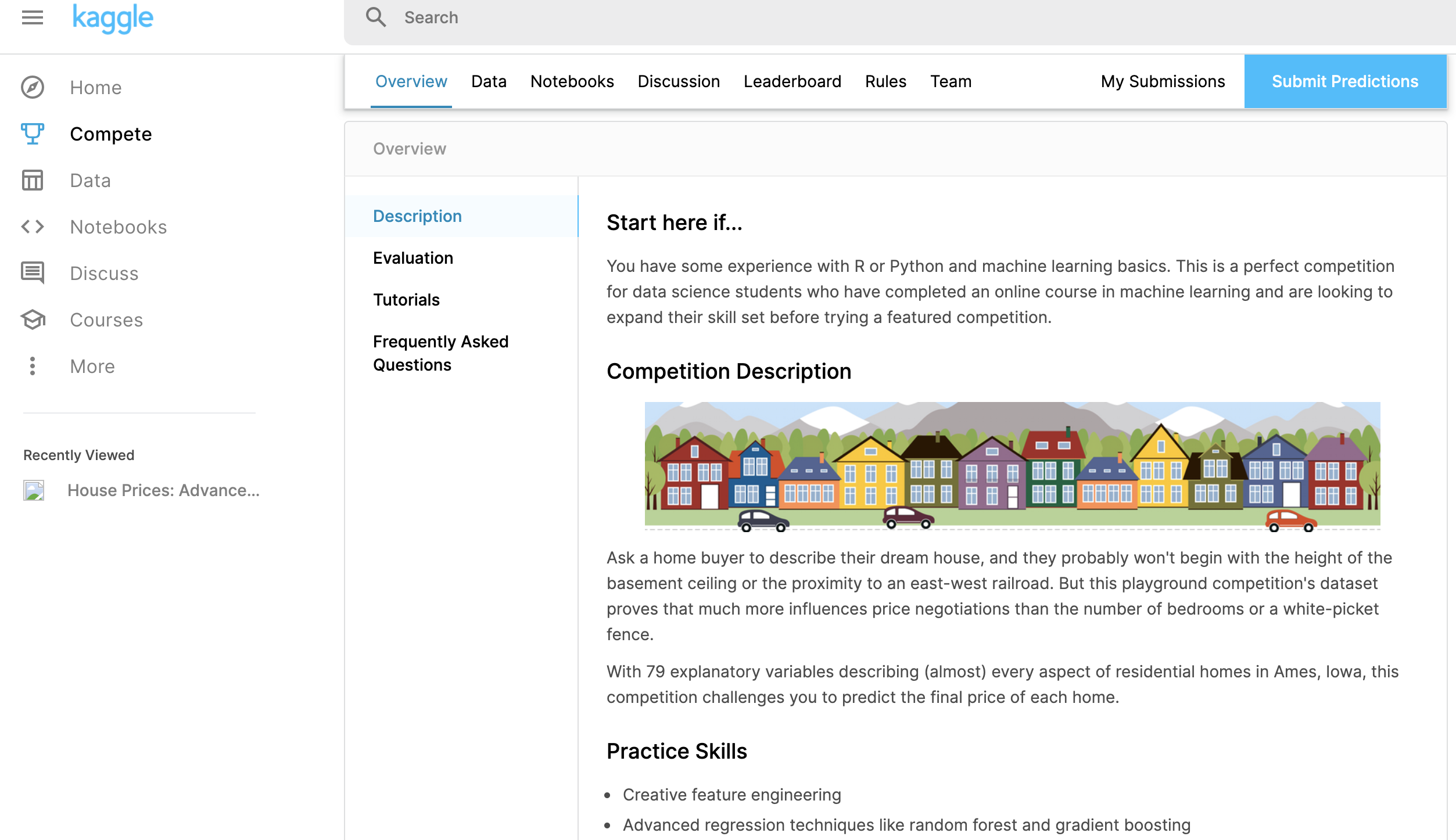 kaggle实战之房价预测-高级回归技巧（一）_kaggle高级房价回归-CSDN博客