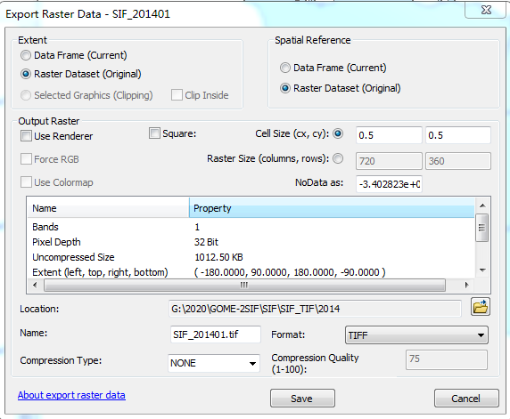 利用ArcGIS将.nc文件转成.tif格式_arcgis使用nc提取栅格-CSDN博客