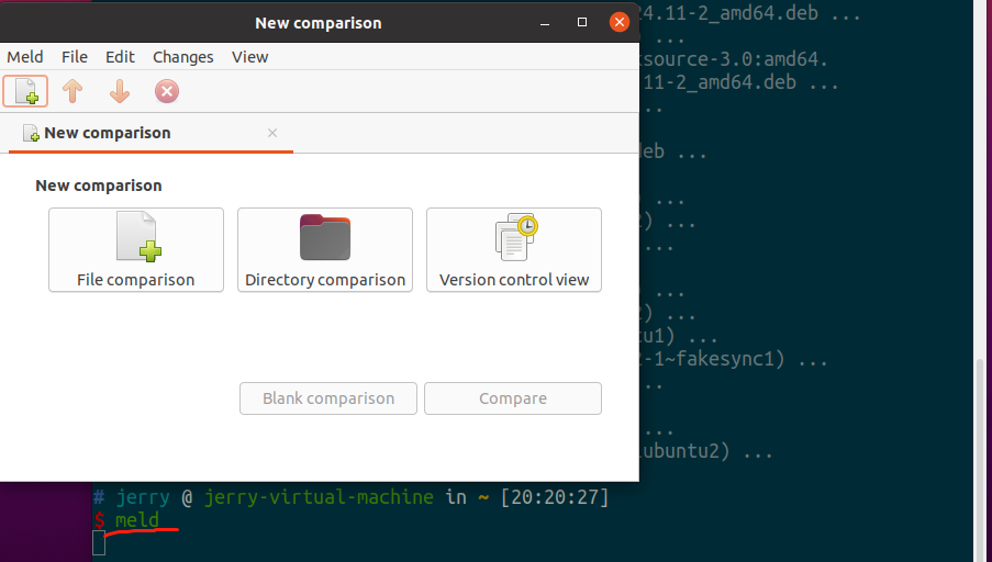 在Ubuntu 20.04中安装常用的工具3 (Meld, VLC, Kazam)_ubuntu20.04中meld如何使用-CSDN博客