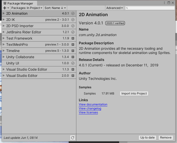 Unity自带插件实现2D骨骼动画+装备/表情切换_unity2d骨骼动画-CSDN博客