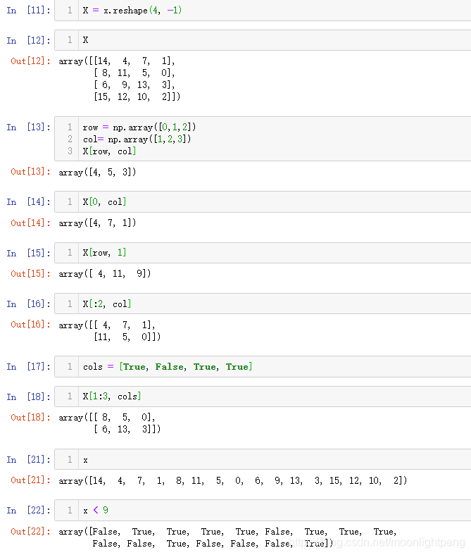 Python3入门机器学习经典算法与应用 第3章 Numpy中的比较和fancyindexing Csdn博客