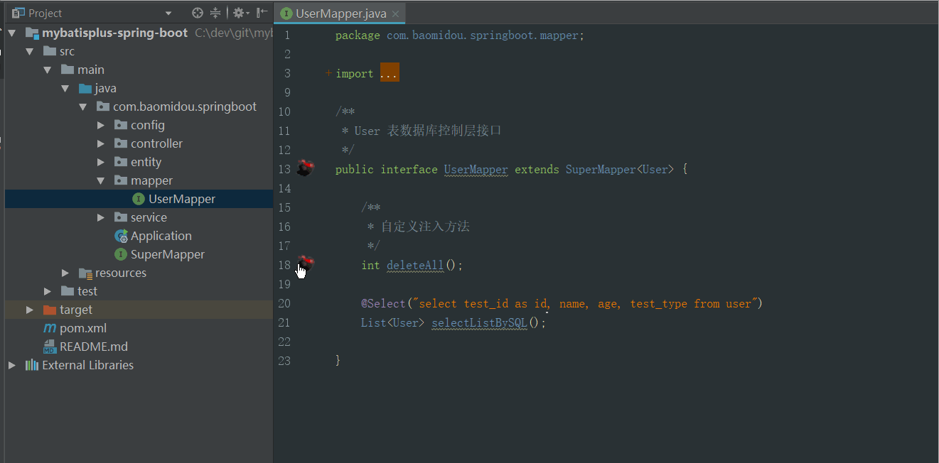 Idea fácil de usar complemento - programador clic