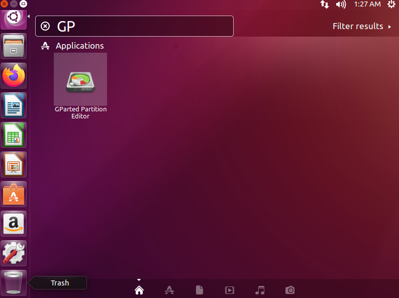 vmware中linux使用gparted调整磁盘大小并设置swap分区_gparted创建swap-CSDN博客