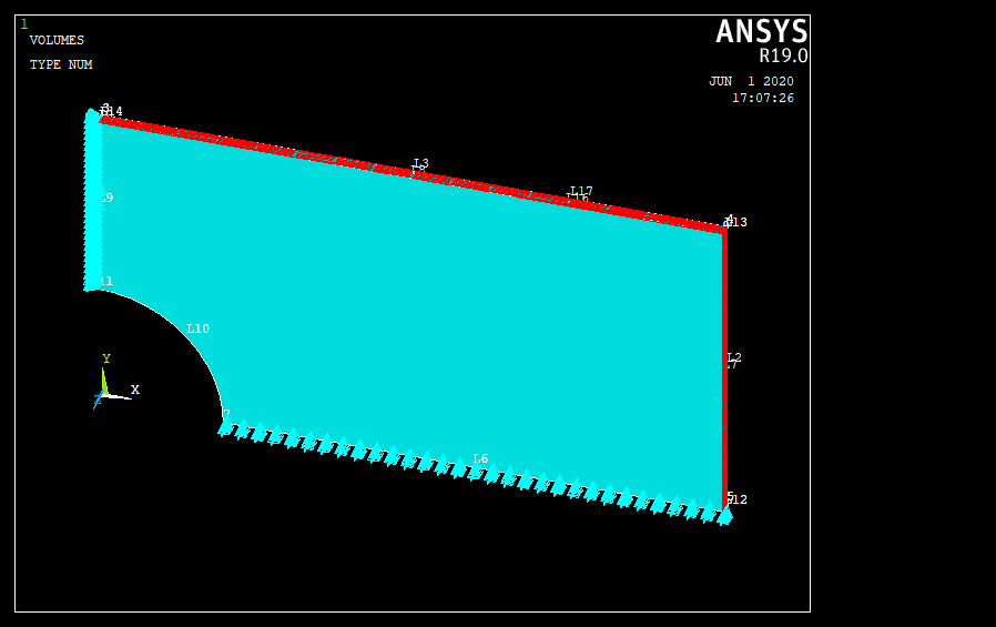 ANSYS——分析实例，平面对称问题_python_AI_fans的博客-CSDN博客_ansys对称模型二分之一