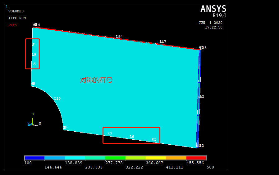 ANSYS——分析实例，平面对称问题_python_AI_fans的博客-CSDN博客_ansys对称模型二分之一