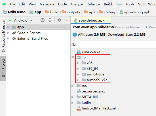 超详细的Android NDK开发环境搭建_if you are using jnilibs and cmake imported target-CSDN博客