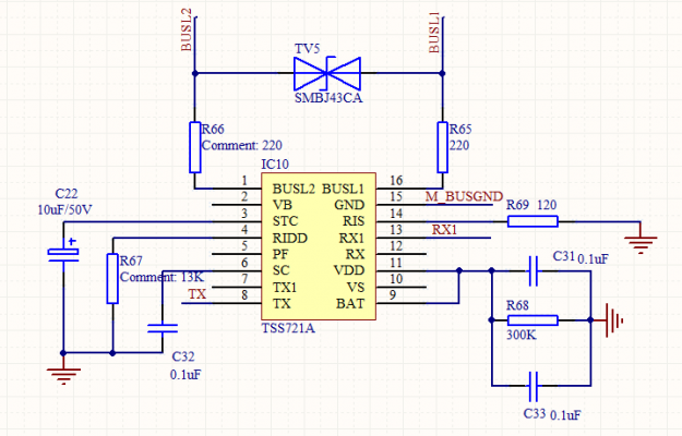 Mbus从站使用TSS721芯片通讯问题_tss721a芯片应用原理图-CSDN博客