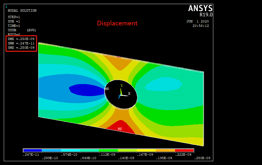 ANSYS——分析实例，平面对称问题_python_AI_fans的博客-CSDN博客_ansys对称模型二分之一