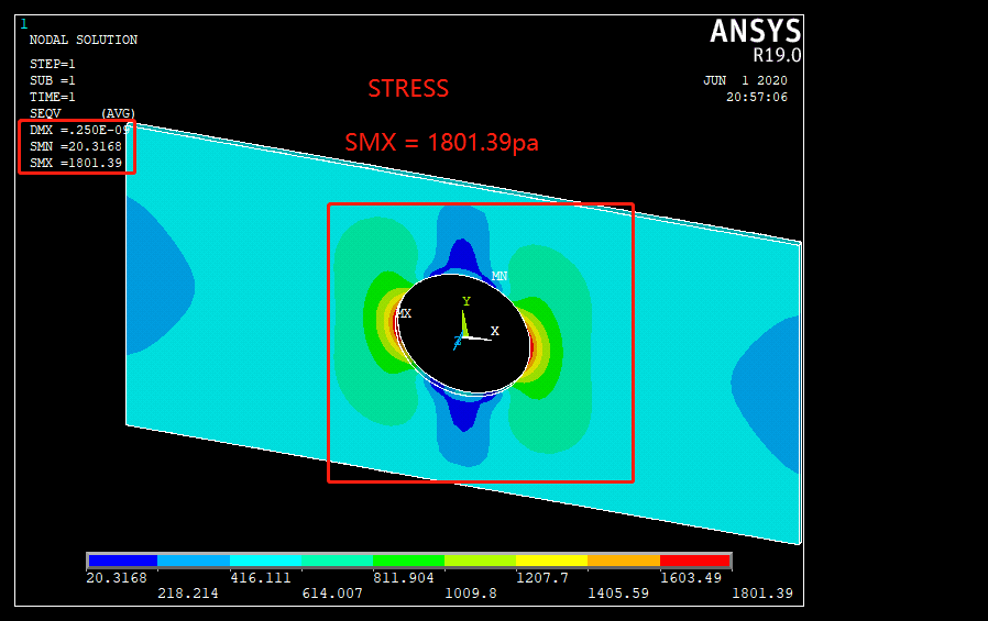 ANSYS——分析实例，平面对称问题_python_AI_fans的博客-CSDN博客_ansys对称模型二分之一