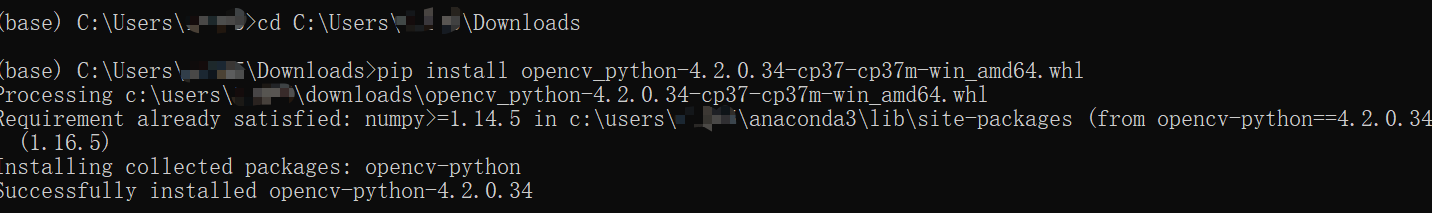 Python3.7怎么安装openCV_python 37 安装opencv-CSDN博客