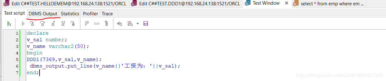 Oracle的plsql调用存储过程plsql如何的读取外部存储过程 Csdn博客