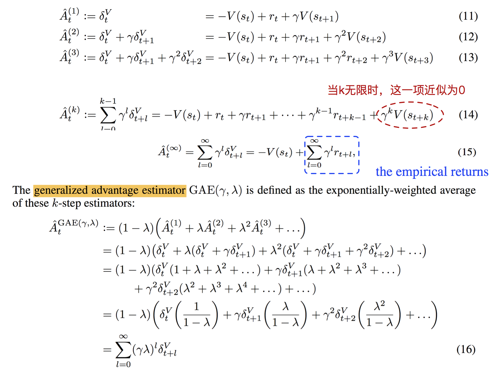 优势函数(Advantage Function)及其估计值GAE-CSDN博客