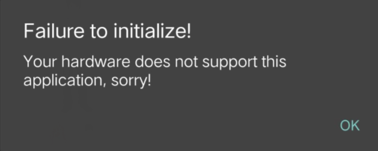 Android项目中嵌套unity出现your hardware does not support this application,sorry!-CSDN博客
