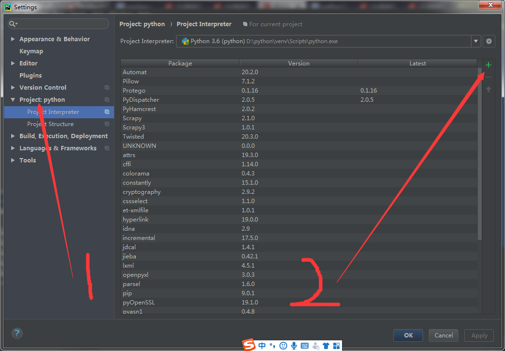 pycharm中scrapy库的安装以及创建_pycharm怎么添加scrapy-CSDN博客