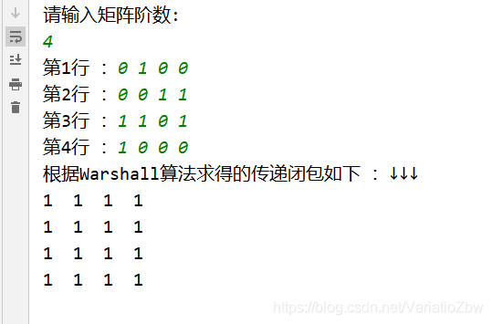 Warshall算法求传递闭包【python语言】用warshall算法编写python代码求二元关系的闭包 Csdn博客