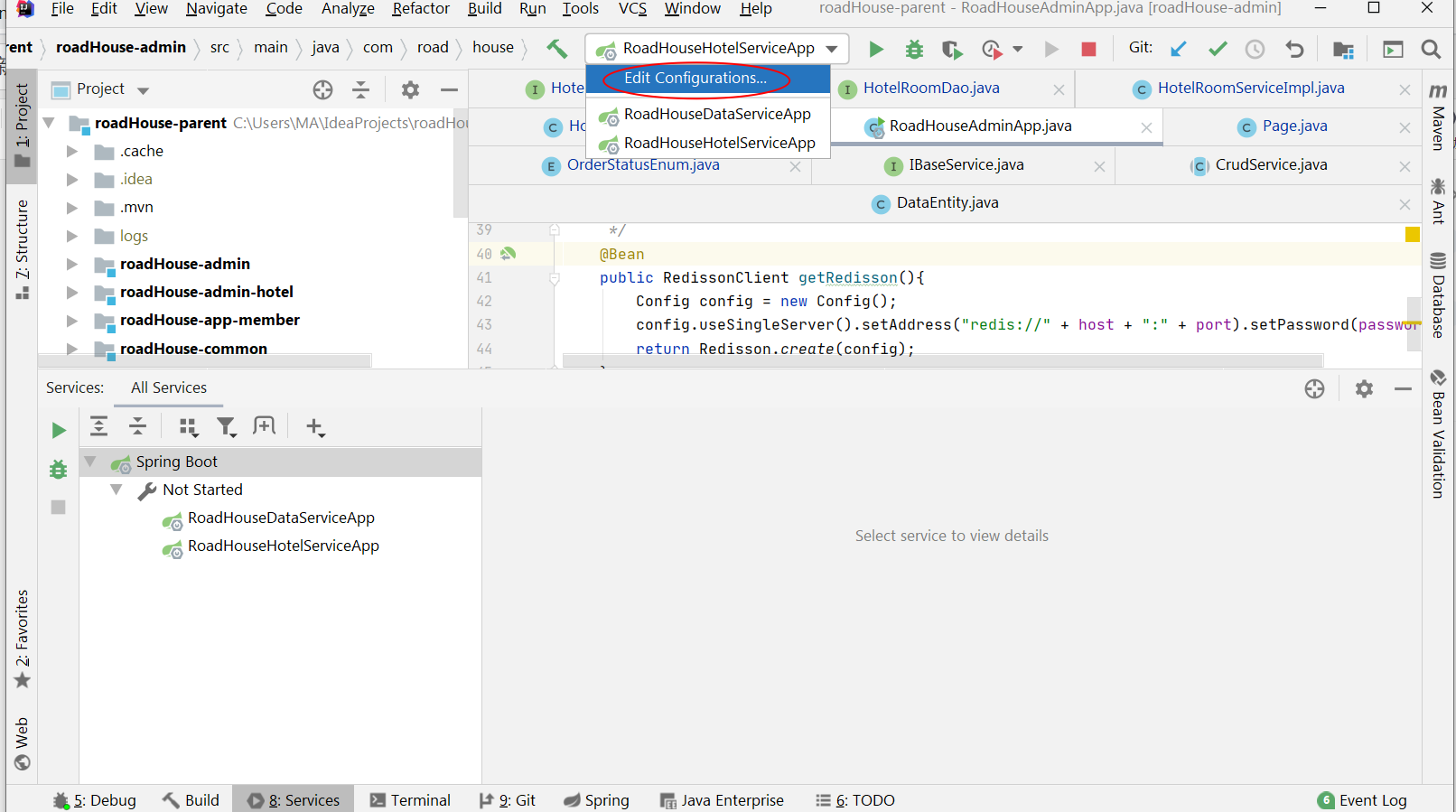 idea中service控制台怎么新增启动类-CSDN博客