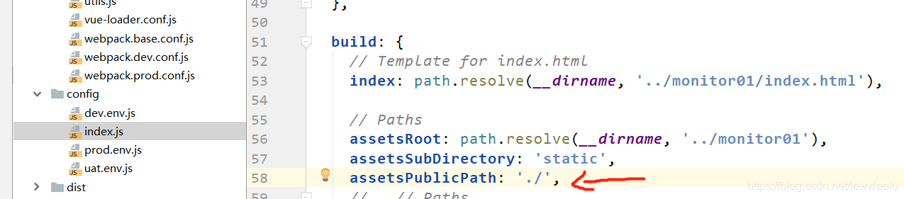 Vue Webpack Build资源相对路径webpack的build的index Csdn博客