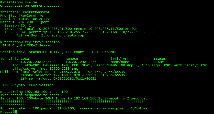 StrongSwan IKEv2 builds Linux and Cisco GRE Tunnel over IPsec IKEv2 - Programmer Sought