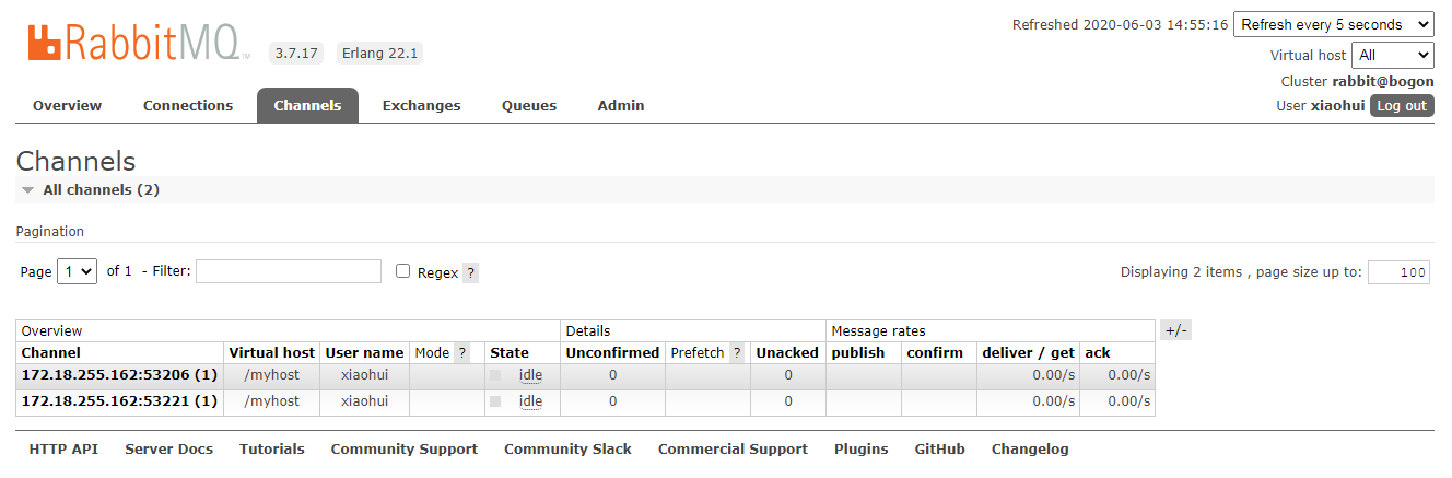 RabbitMq(二) Connection、Channels、Exchanges、Queues 等基本概念介绍_rabbitmq channel exchange queue-CSDN博客