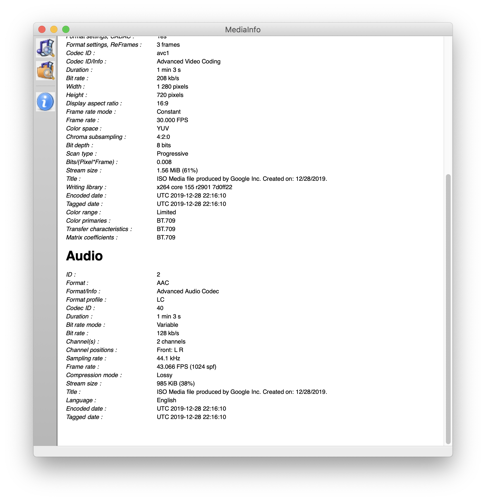 媒体文件信息查看工具 MediaInfo_mediainfo使用方法_whu_skypiea的博客-CSDN博客