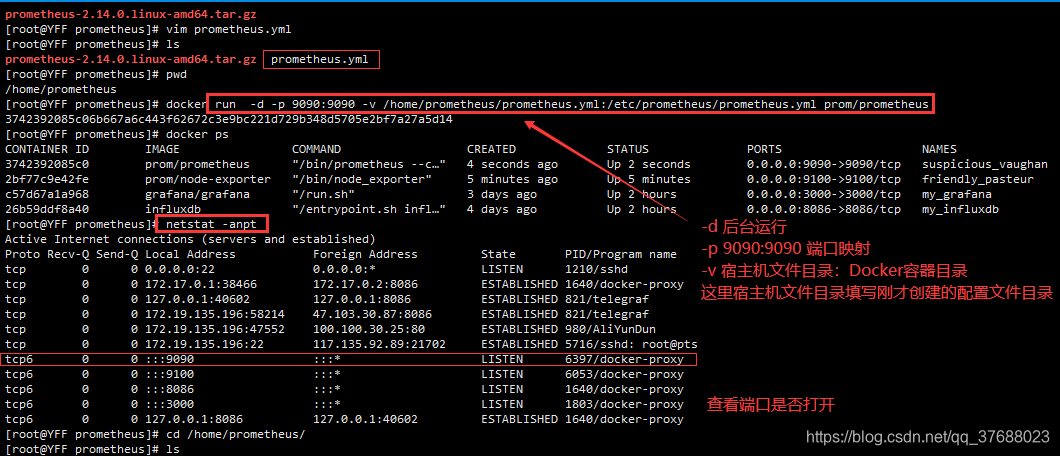 基于docker搭建node Exporterprometheusgrafana服务器监控平台otel Prometheus Dorcker Csdn博客