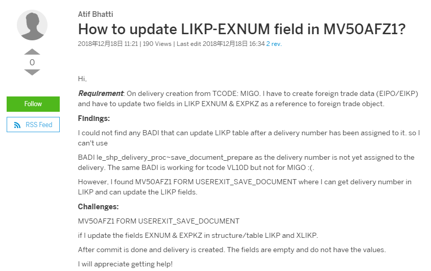 sap-SD-VL09 error when reversing delivery order - Programmer Sought